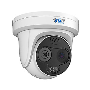 GW Security 6 Channel NVR UltraHD 2K Security Camera System with 4 x 4MP IP Microphone AI Camera, 50ft Night Vision, Video Surveillance Camera