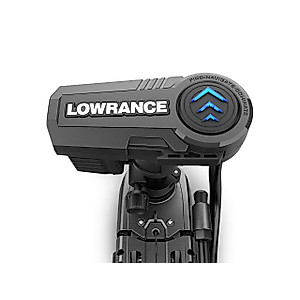 Lowrance Ghost - Freshwater Trolling Motor, 47" Shaft, Bow Mount, 97/120 lbs Thrust with Configurable Foot Pedal, HDI Sonar