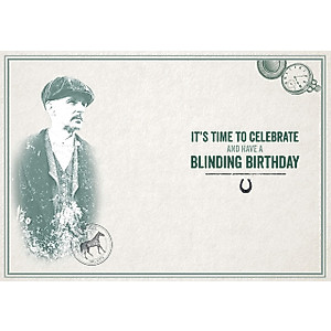 Danilo Promotions Peaky Blinders Birthday Card - Go Fetch The Cake Arthur!, Multi, PY001