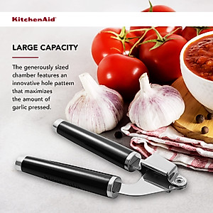 KitchenAid Classic Garlic Press, One Size, Black