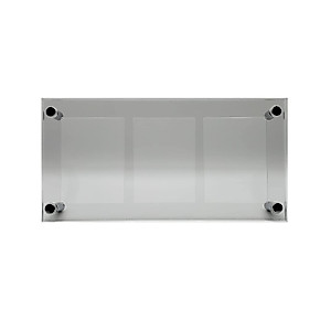 Trading Card Frame Holder Stand Display - 3 Card Slots Clear Acrylic UV Filtering Screwdown