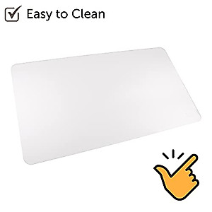 Artistic Clear Antimicrobial Desk Pad Organizer, 20" x 36" | Non-Skid Desk Pad Protects from Nicks, Scratches and Spills (60-6-0M)