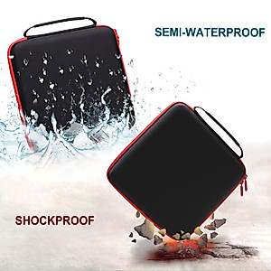 LTGEM Hard Carrying Case for Milwaukee 2967-20/2962-20/2767-20/2663-20/2960-20 M18 FUEL High Torque 1/2" Impact Wrench(Inside: 8.9"x9.2"x3")