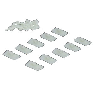 Akozon 10PCS Chain Guide, MS290 381 360 390 440 640 660 Anti-dust Cover pad Bumper Strip Fit for Slider Steele Accessories Garden Tool Chainsaw Replace Parts