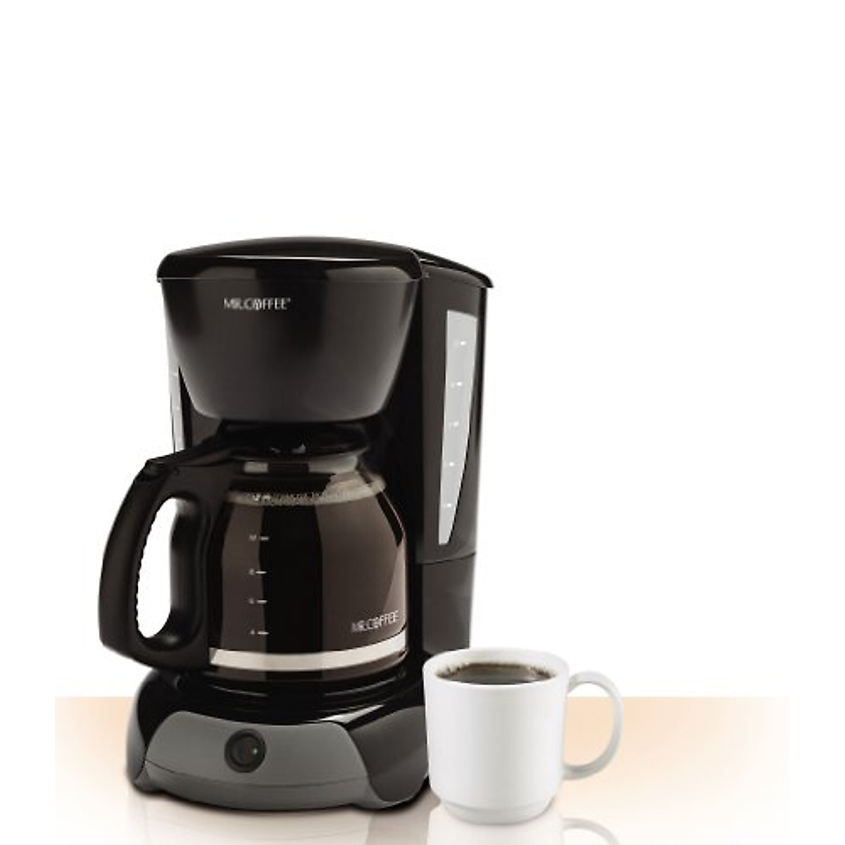 Mr. Coffee 12-Cup Switch Coffee Maker, Black