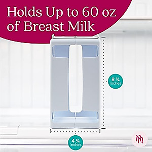 Breast Milk Storage Tower with Tray - Nurse & Nourish - Holds Up to 60 oz - Easily Organize and Freeze Milk - Breastfeeding Essentials - Breastmilk Storage Containers for Freezer