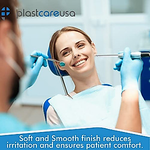 High Volume Evacuator HVE Tips - 1000 HVE Suction Tips Dental Disposable - Vented Evacuation Aspirator Tips with Smooth Edges (White - 10 Bags of 100) by PlastCare USA