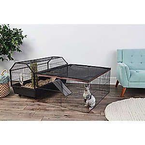 Oxbow Enriched Life Small Animal Playpen - Mesh Cover for Rabbits, Guinea Pigs & Other Small Pets (Extra Large)