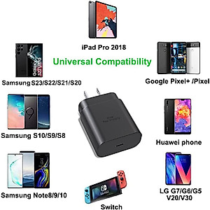 USB C Charger,PD 25W Super Fast Charger for Samsung Galaxy S23/S23+/S23Ultra/S22/S22+/S22Ultra/S21/S21+/S21 Ultra/S20/S20+/S20 Ultra/Note 20/Note 20 Ultra/Note 10/Note10+