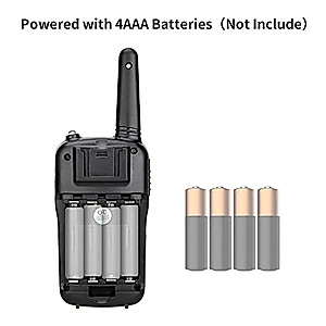 Walkie Talkies, Kalisnhon Walkie Talkies for Adults with Flashlight, walkie Talkie Long Range FRS 22 Channels VOX LCD Display Two Way radios for Cycling Camping Hiking(4 Colors Pack)