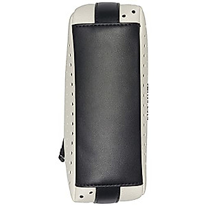 Calvin Klein Brenda Top Zip Crossbody, Cherub White/Black