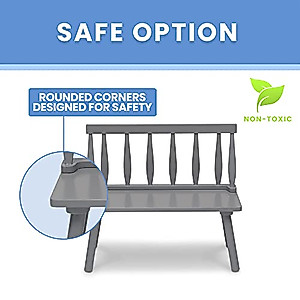 Delta Children Windsor Bench, Grey