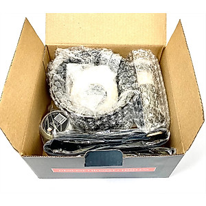 G.B.S Black Luxury Shaving Kit - Wood Straight Razor, Mug, Natural Soap, Brush, Alum block, Strop and Paste Grooming Kit, Black