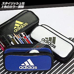 Mitsubishi Pencil PT1500AI04B1 Pencil Case AI04 Blue White Enamel Double Pocket
