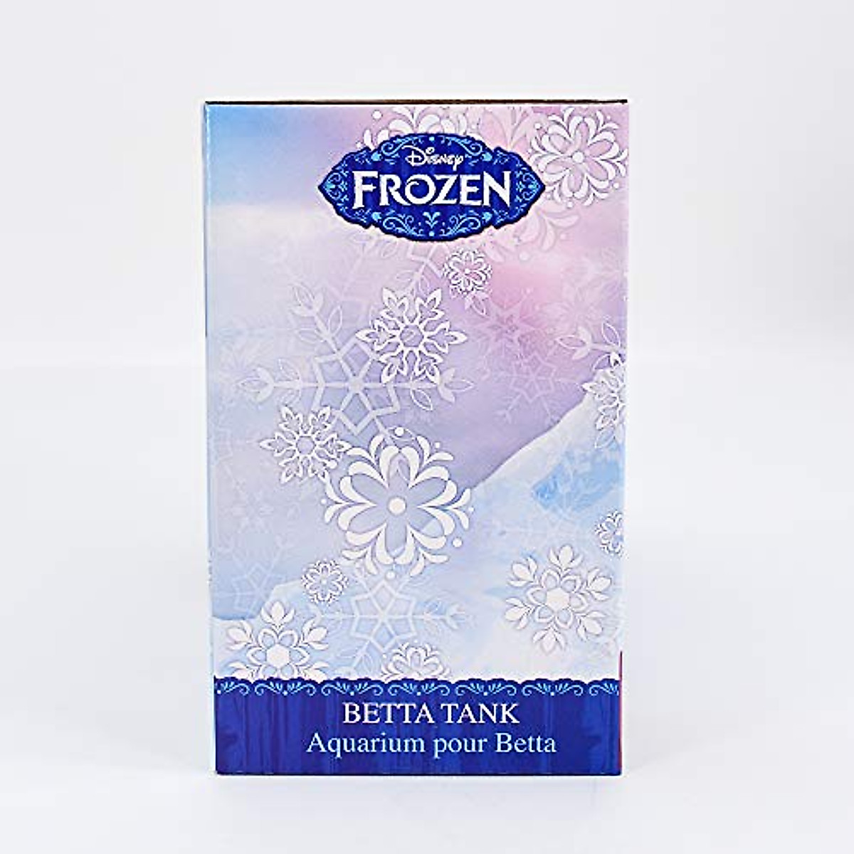 Officially Licensed Disney's Frozen Themed Betta Tank from Penn Plax: Perfect for Betta Fish, This Small Tank is Perfect for Fans of Frozen! Small 0.7 Gallon Tank (FZR108), Blue