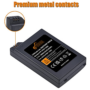Pickle Power PSP 1000 Battery, 1800mAh PSP Battery and Charger Cable for Sony PSP 1000 PSP-110 (1001, 1002, 1003, 1004, 1005, 1006, 1007, 1008, 1010), PSP Fat Console