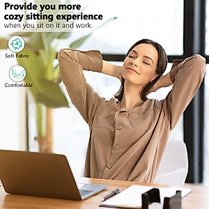 Modern Faux Fur Home Office Chair, Upholstered Faux Fur Makeup Vanity Chair, White Furry Cute Desk Chair with Wheels & Chrome Base, Ergonomic Adjustable Swivel Task Chair for Girls Women Bedroom Study