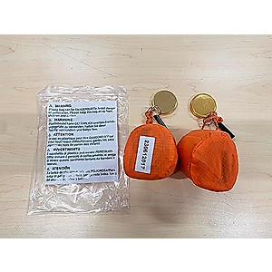 Esky Emergency Sleeping Bag, 2 Pack Survival Bag Portable Thermal Bivy Sack, Waterproof Lightweight Emergency Blanket Survival Gear with Compass and Whistle for Camping Hiking Outdoor Adventure