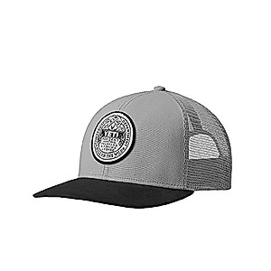 YETI Trapping License Trucker Hat, Gray/Black