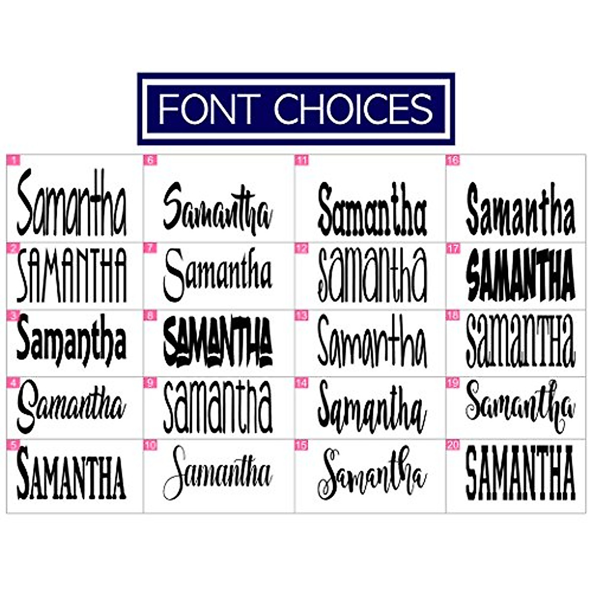 Personalized Name Decal for Yeti Tumbler, Car or Laptop, Your Choice of Color & Style | Decals by ADavis