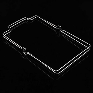 Nicoone Foldable Trash Bag Holder Trash Bin Stand, Folding Mini Plastic Bag Trash Bin Holder Garbage Bags Storage Rack, Space Saving Kitchen Organizer