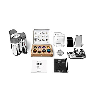 Nespresso the Vertuo Creatista Coffee and Espresso Maker by Breville, BVE850BST, Black Stainless Steel