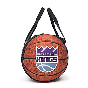 MACCABI ART Official Sacramento Kings Collapsible Insulated Basketball Lunch Bag, 13.4” x 5.75” x 5.75” Purple