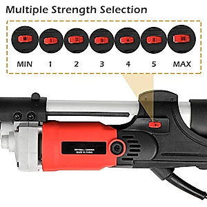 F2C Electric Drywall Sander 800w Adjustable Variable 6 Speed Disc Sander w/ 6 Sand Pads, 1000-2000RPM