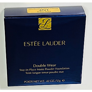 Estee Lauder Double Wear Stay-in-Place Matte Refillable Powder Foundation 4N1 Shell Beige, 0.42 oz/ 12 g