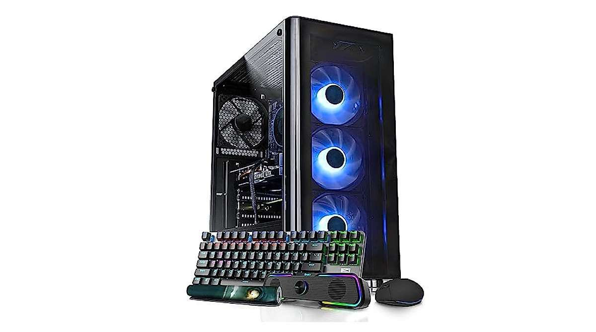 TJJ Neptune Gaming PC - Powerful, VR Ready Gaming Desktop