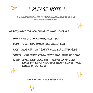 Holographic Silver - Shiny Glitter Spray, Body Glitter Spray, Hair Glitter Spray, Glitter Spray for Hair & Body Face Glitter, Eye Glitter, Body Glitter Rave Glitter Festival Accessories