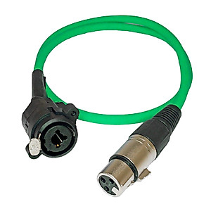 MCSPROAUDIO Replacement XLR Pigtails for Floor Boxes XLR TRS Combo with Female XLR Pigtails