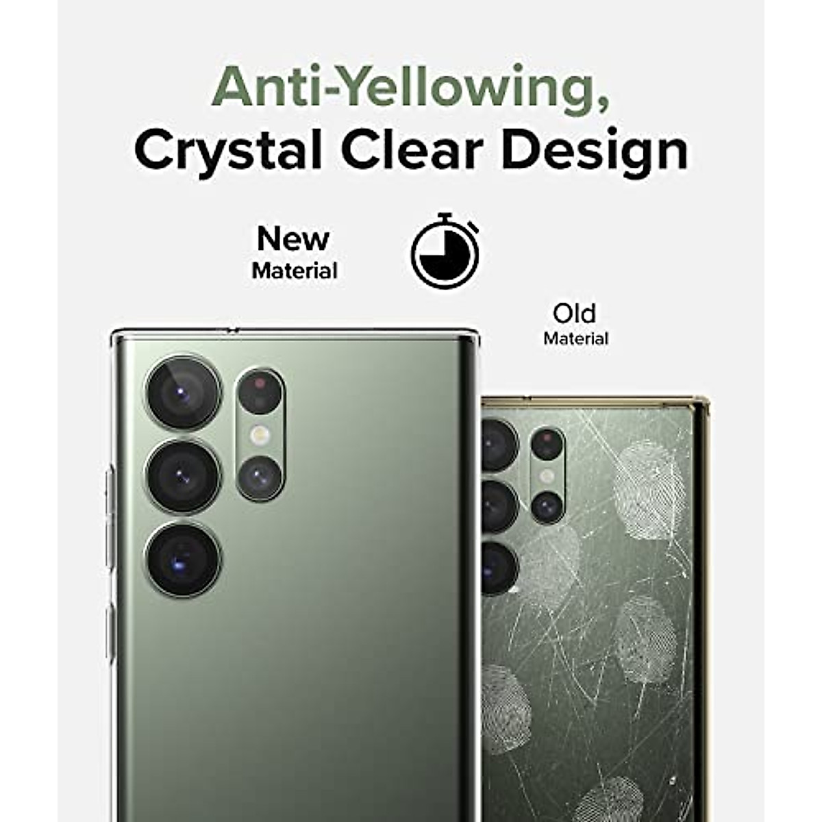 Ringke Air [No-Case Feel] Compatible with Samsung Galaxy S23 Ultra Case, Clear 5G Slim Cover, Transparent Flexible Lightweight Thin Cover Designed for S23 Ultra Case - Clear