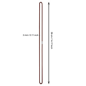 ONLYKXY 5pcs Trash Can Elastic Rope Multifunction Rubber Band to Hold Bag in Place Cabinet Loop Strap Box Holder Homewares for Garbage Liner Home Office Kitchen Indoor Outdoor Picnic Party (Brown)