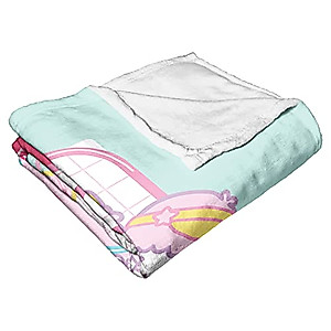 Northwest Sanrio Hello Kitty Silk Touch Throw Blanket, 50" x 60", Ice Cream Sign