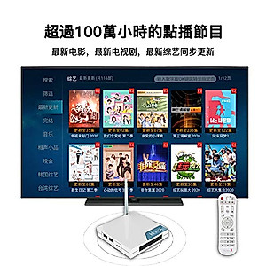 Chinese TV Box New Year Gift 2023 New version粤语普通话 TV Box 2GB+16GB 4K+6K 2.4G/5.8G WiFi 2.0/3.0 USB 普通话粤语英语闽南语等火热视频多种语言在线观看