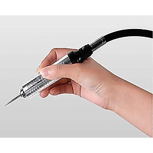 VOTOER Flex Shaft Grinder Carver Rotary Tool Hanging Carving Multi-function Metalworking Tools, Foot Pedal Control, 30pcs, for carving, buffing, drilling, polishing, sanding, cutting, cleaning