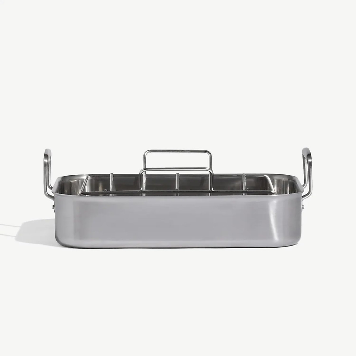 Made In Cookware - Stainless Clad Roasting Pan - 3-Ply Stainless Clad - Professional Cookware - Crafted in Thailand