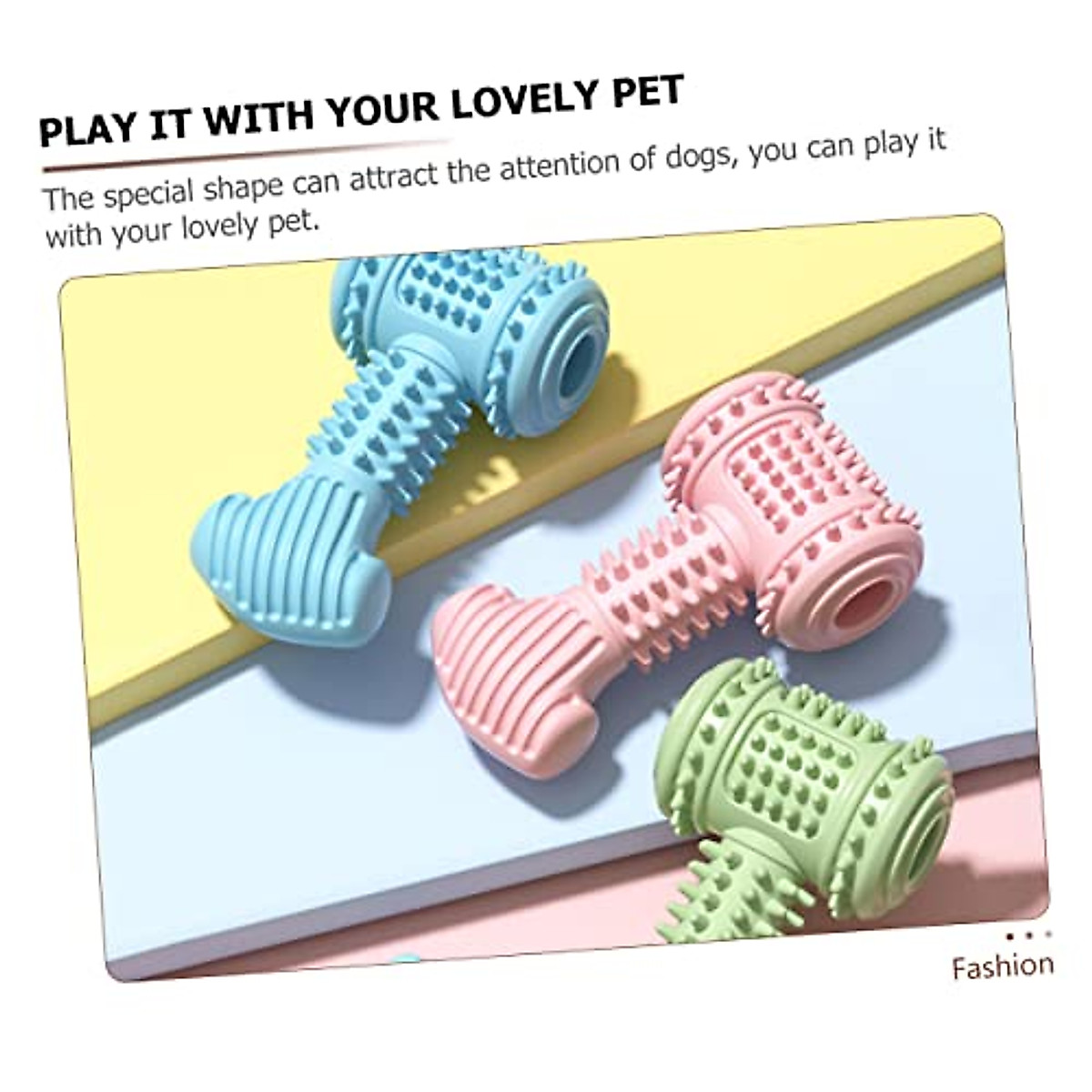 Housoutil Dog Toy Pet Toothbrush Dental Interactive Molar Plaything Dog Teeth Cleaning Toy Lovely Molar Toy Dog Molar Toy Dog Accessories for Small Tow Truck Accessories Chew TPR Toys