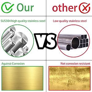 Hand Towel Holder for Bathroom, Brushed Gold Hand Towel Bar, SUS304 Stainless Steel Hand Towel Hanger, Wall Mounted Small Hand Towel Ring, 9 Inch Round Heavy Duty Towel Rack for Bathroom, Kitche