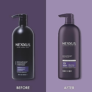 Nexxus Keraphix ProteinFusion Conditioner with Keratin Protein and Black Rice Conditioner for Damaged Hair 33.8 oz