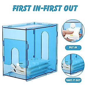 FairySandy 2 Pcs Breast Milk Storage Tower Clear Breast Milk Freezer Storage Organizer Reusable Breastmilk Storage Containers Freezer Breastfeeding Accessories for Fridge Storing Freezing Milk
