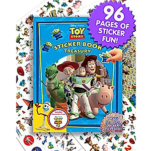 Disney / Pixar Toy Story Sticker Book Treasury - Activity Books for kids, 350 reusable stickers, 96 pages of fun
