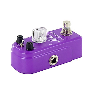 Overdrive Pedal, MIMIDI Mini Overdrive Guitar Pedal Classical Electronic Guitar Effects with True Bypass (315 Overdrive Purple)
