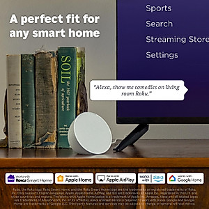 Roku Streaming Stick 4K | Streaming Device 4K/HDR/Dolby Vision with Roku Voice Remote and TV Controls