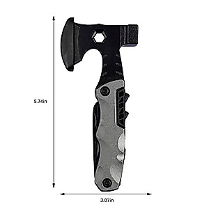 Multi-function Axe, hammer, knife, suitable for camping, fishing, outdoorsy, emergency survival, a unique gifts for men.