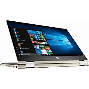 HP Pavilion x360 14" FHD WLED Touchscreen 2-in-1 Convertible Laptop, Intel Core i5-8250U up to 3.4GHz, 8GB DDR4, 128GB SSD, 802.11ac, Bluetooth, USB-C, Webcam, HDMI, Fingerprint Reader, Windows 10