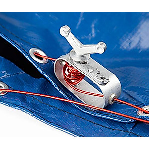 Blue Wave BWC964 Gold 15-Year 25-ft x 45-ft Rectangular In Ground Pool Winter Cover,Royal Blue