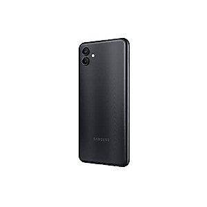 SAMSUNG Galaxy A04 4G LTE (128GB + 4GB) Unlocked Global Worldwide (Only T-Mobile/Mint/Tello Metro USA Market) 6.5" 50MP Dual Camera + (w/Fast Car Charger) (Black)