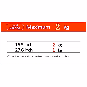 SMAZ LIFE Spring Window Curtain Tension Rod Closet Cupboard Kitchen Hanger Rod 16-27 inch